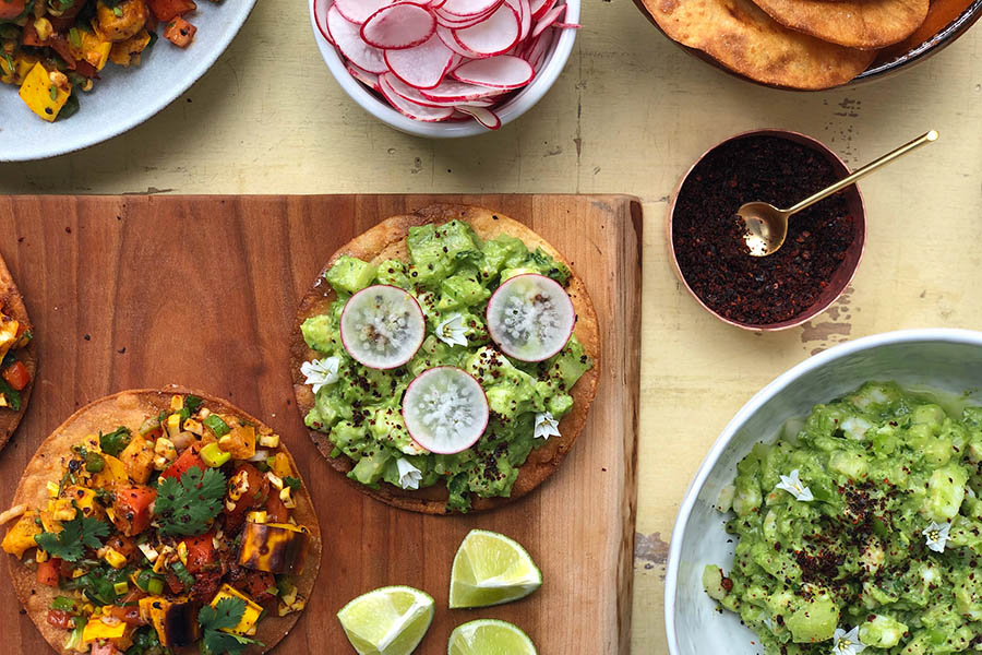 Tostada Salads with Limón-Chile - A collection of spice-centric recipes ...
