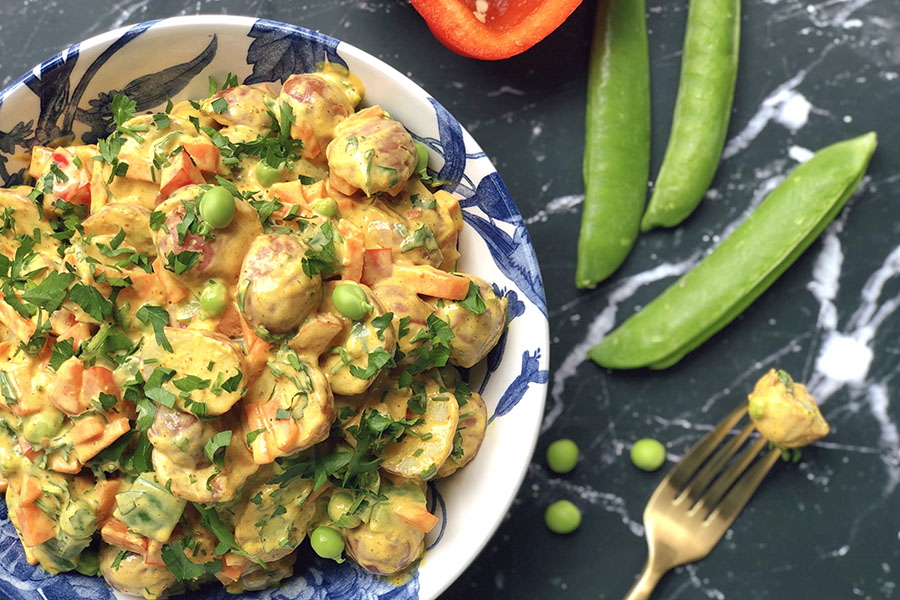 Madras Curry Potato Salad - A collection of spice-centric recipes from
